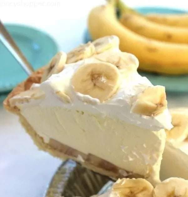 No Bake Banana Cream Pie