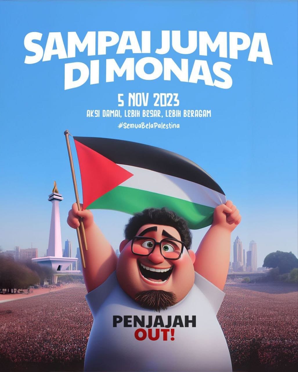 Aksi Bela Palestina Di Monas Insya Allah Lebih Besar Dari 212