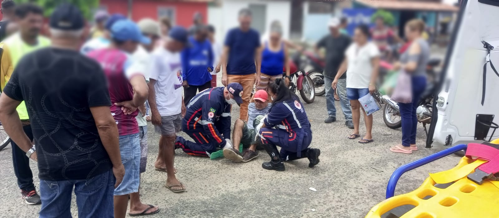 Portal Do Rurik Mototaxista Fica Ferido Após Colisão Entre Duas Motos