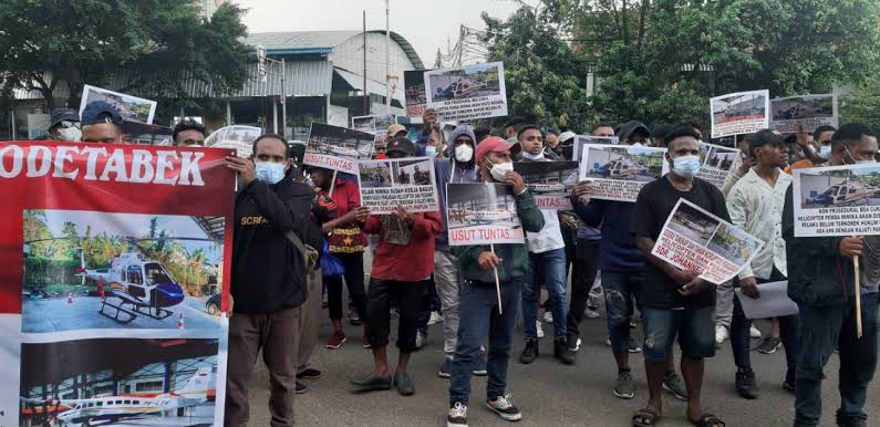 Plt Bupati Mimika Diduga Terlibat Mahasiswa Papua Minta Kejagung