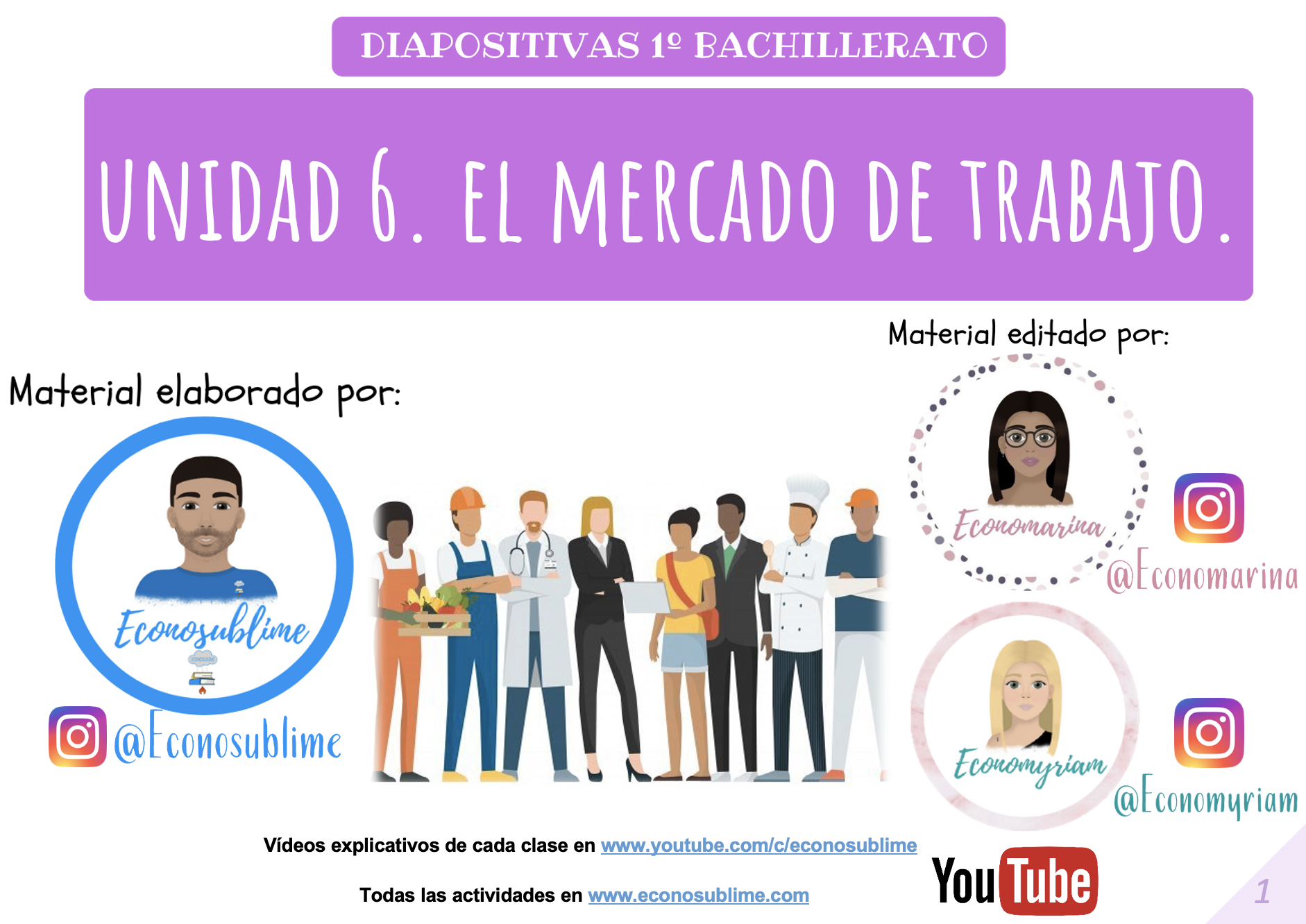 Diapositivas 1º Bachillerato Economía Tema 6 El Mercado De Trabajo