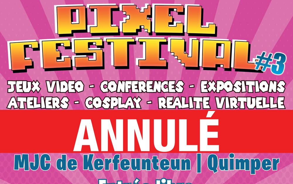 Japan Spirit Event Annulation Pixel Festival 3 Quimper