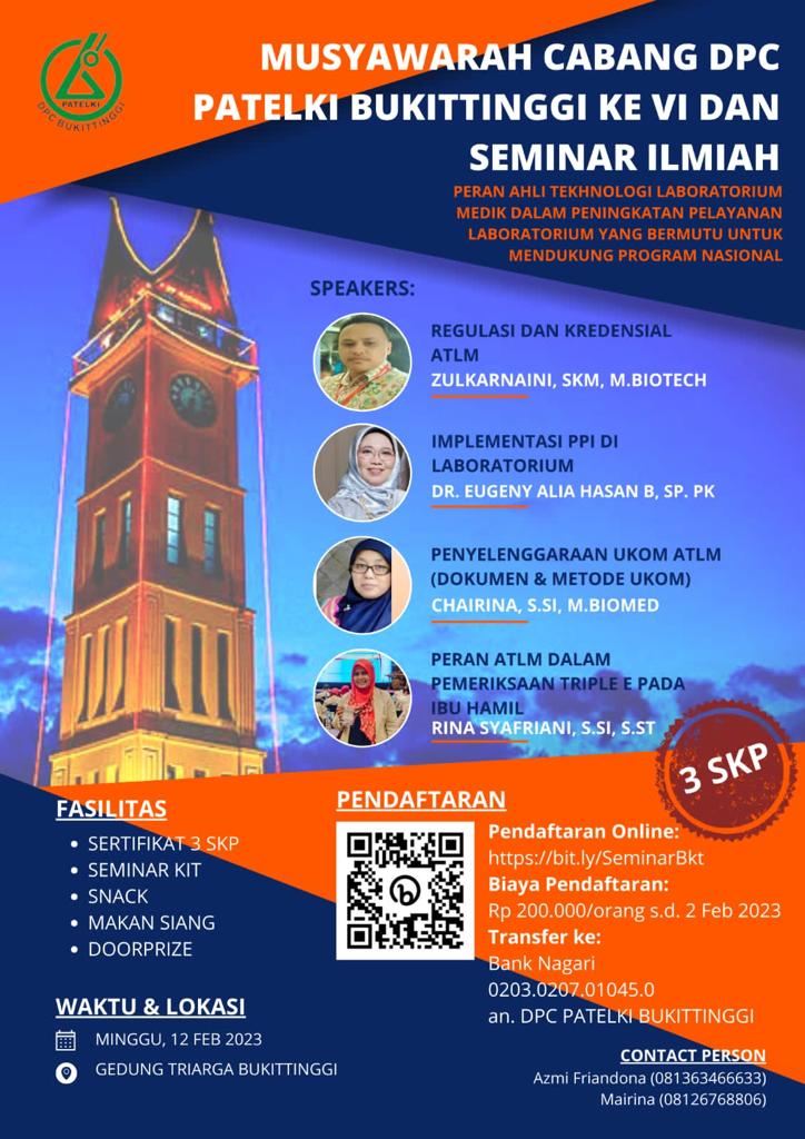 Seminar Ilmiah Dpc Patelki Bukittinggi 2023