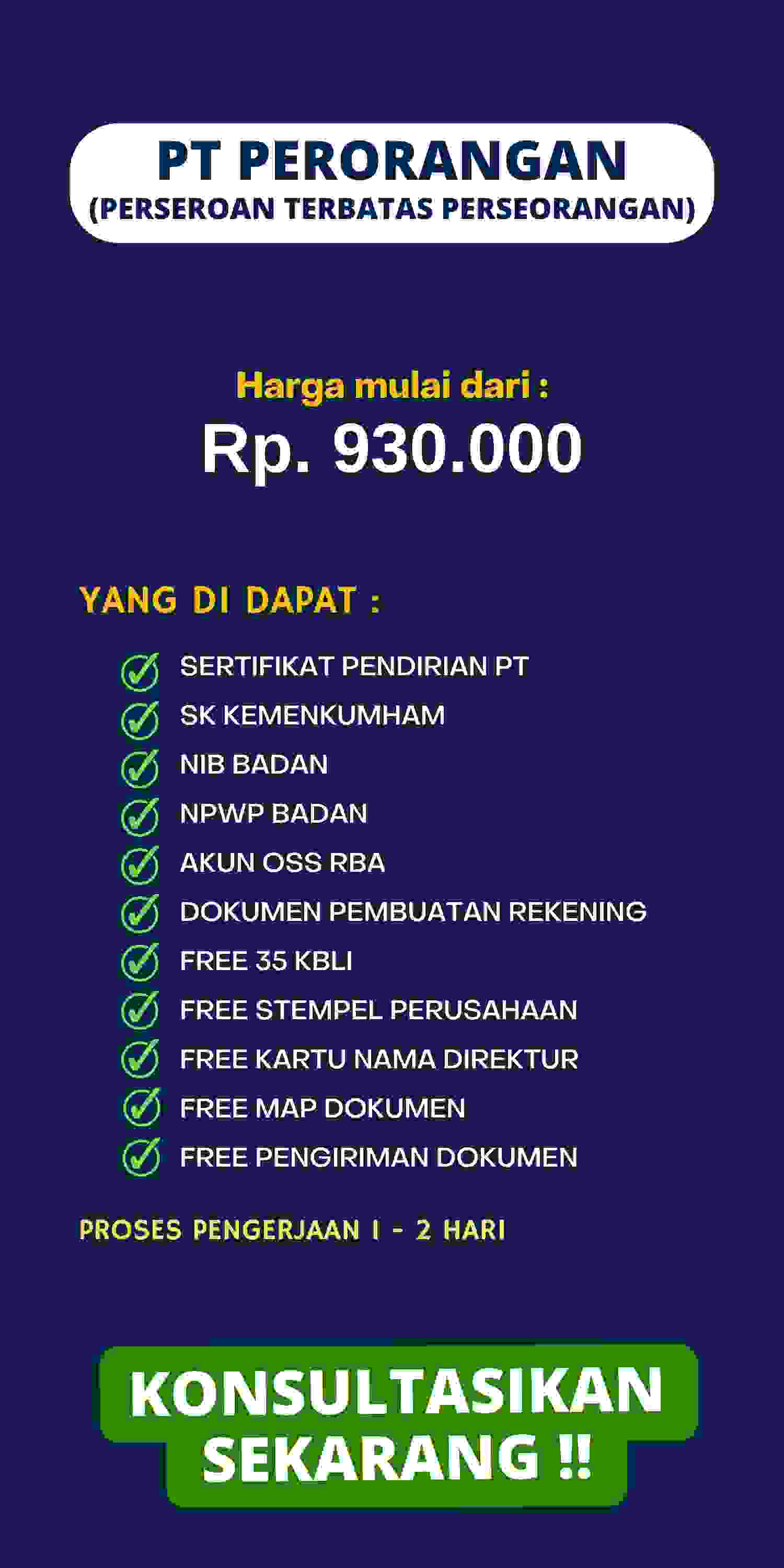 Jasa Pembuatan Pt