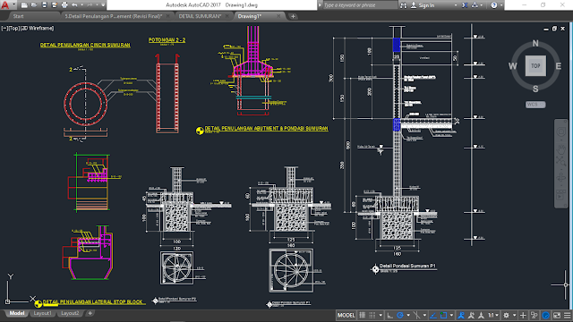 Gambar Download Gambar Detail Pondasi Sumuran Format Dwg Autocad Porn