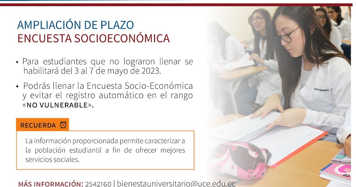 Uce Facultad De Ingeniería Y Ciencias Aplicadas AmpliaciÓn Plazo Siiu