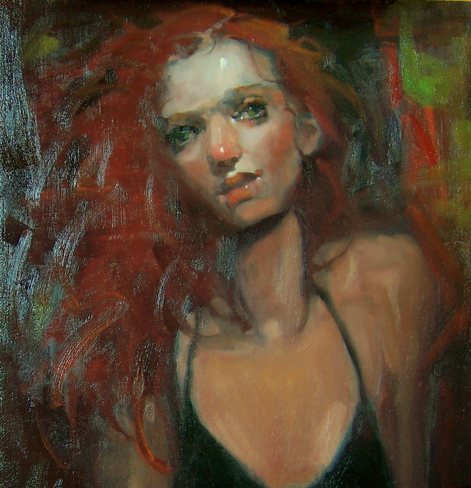 Kim Roberti Art Gallery Them Eyes Kim Robertis 8x8 Original Oil