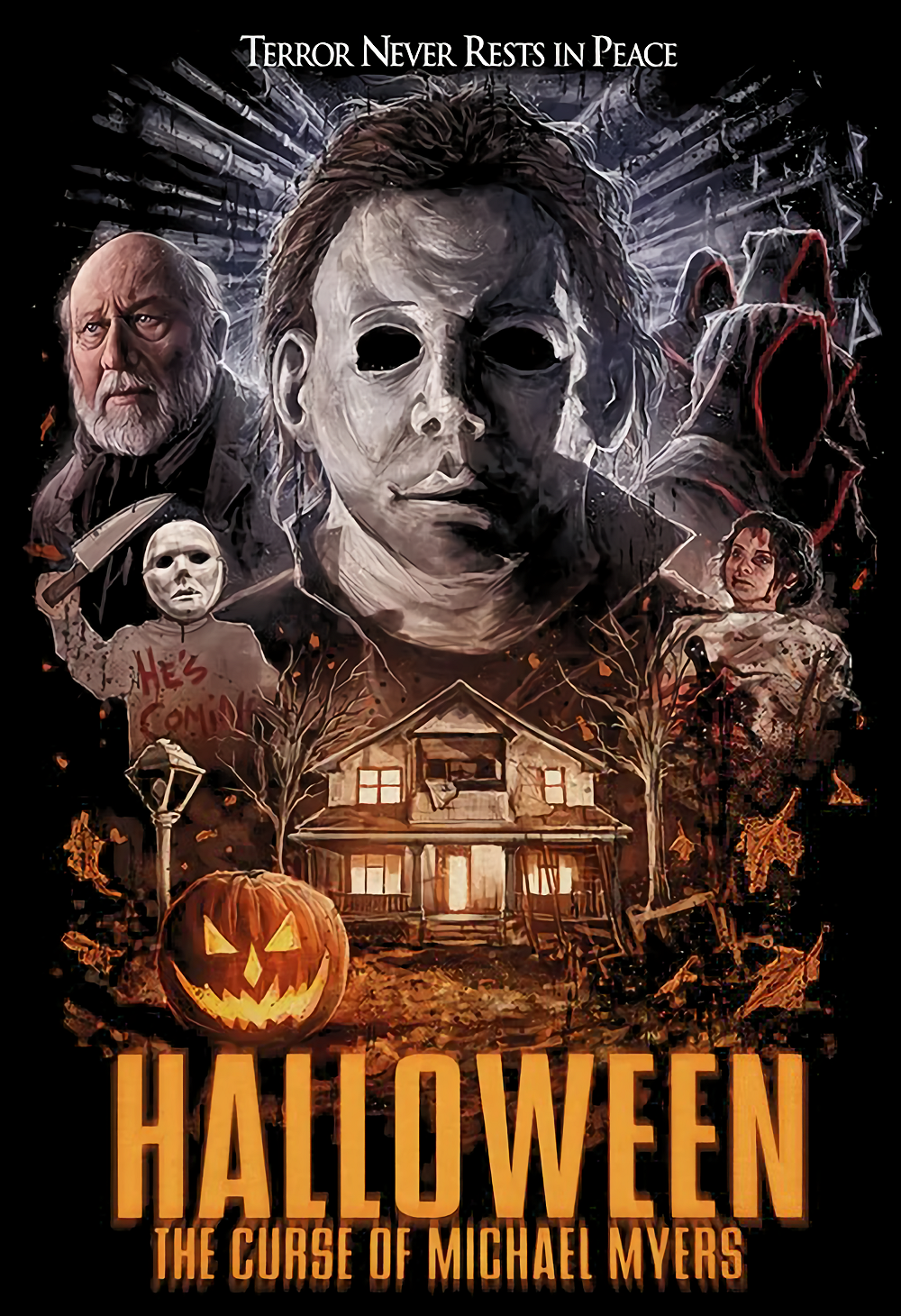 The Horrors Of Halloween Halloween 6 1995 Artwork In Collection By