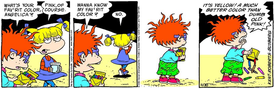 Nickalive Classic Rugrats Comic Strip For November 30 2022 Nickelodeon