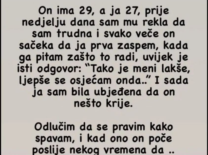 “nedavno Sam Mužu Rekla Da Sam Trudna”