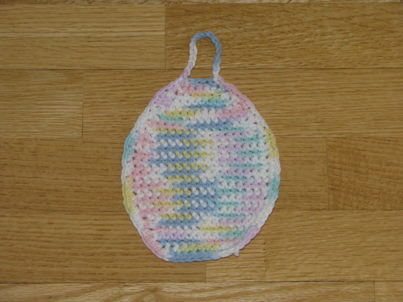 Craft Attic Resources Free Easter Egg Dishcloth Potholder Pattern