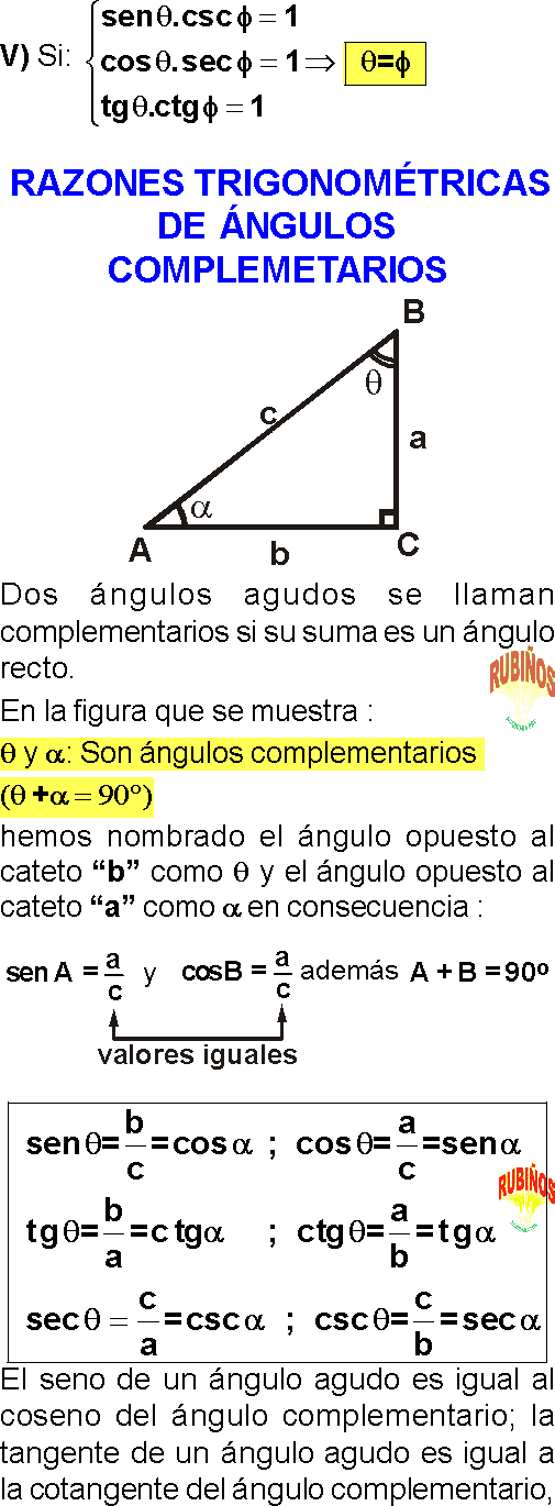 Propiedades De Las Razones TrigonomÉtricas Ejercicios Resueltos De