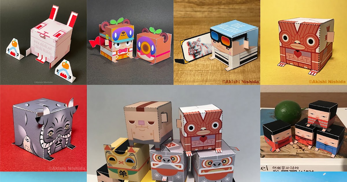 Ninjatoes Papercraft Weblog Free Papercraft Toys By Akishi