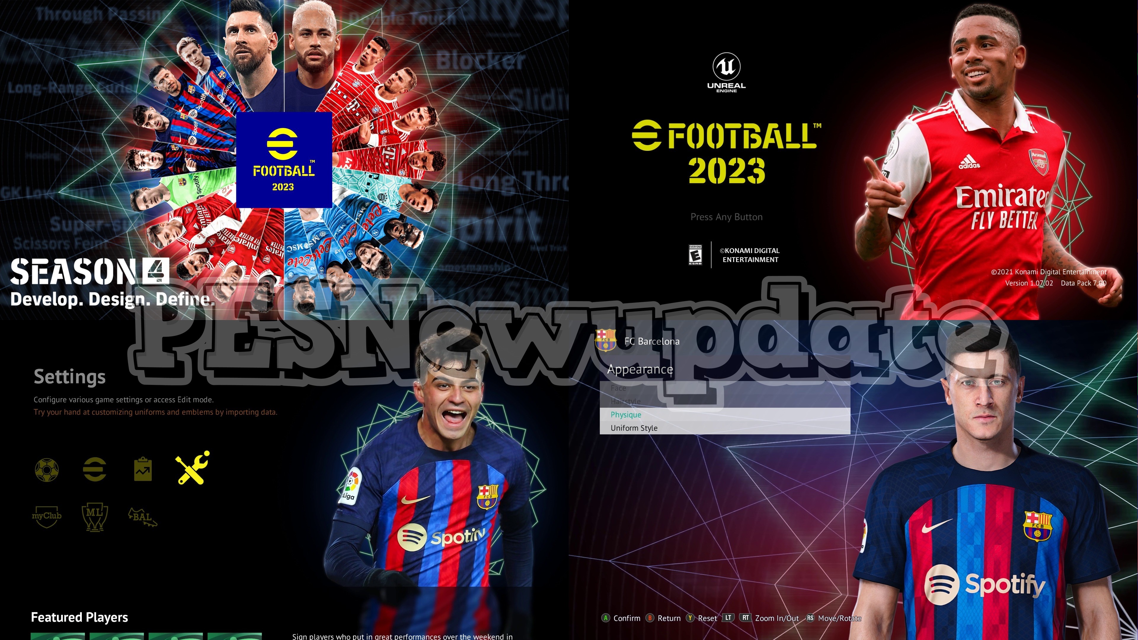 Pes 2021 Menu Efootball 2023 Season 4 By Pesnewupdate ~ Pesnewupdate