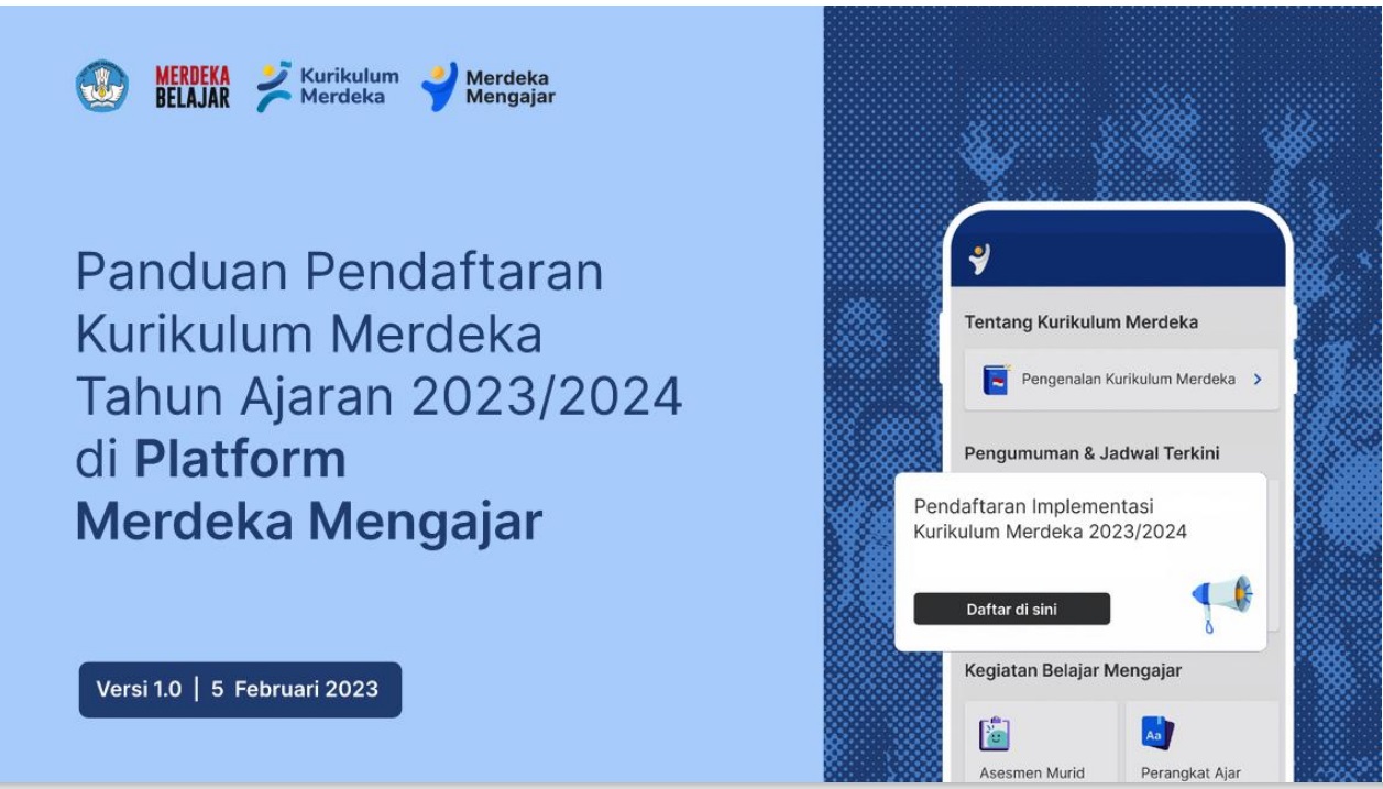 Panduan Lengkap Cara Daftar Kurikulum Merdeka 2023 Di Platform Merdeka