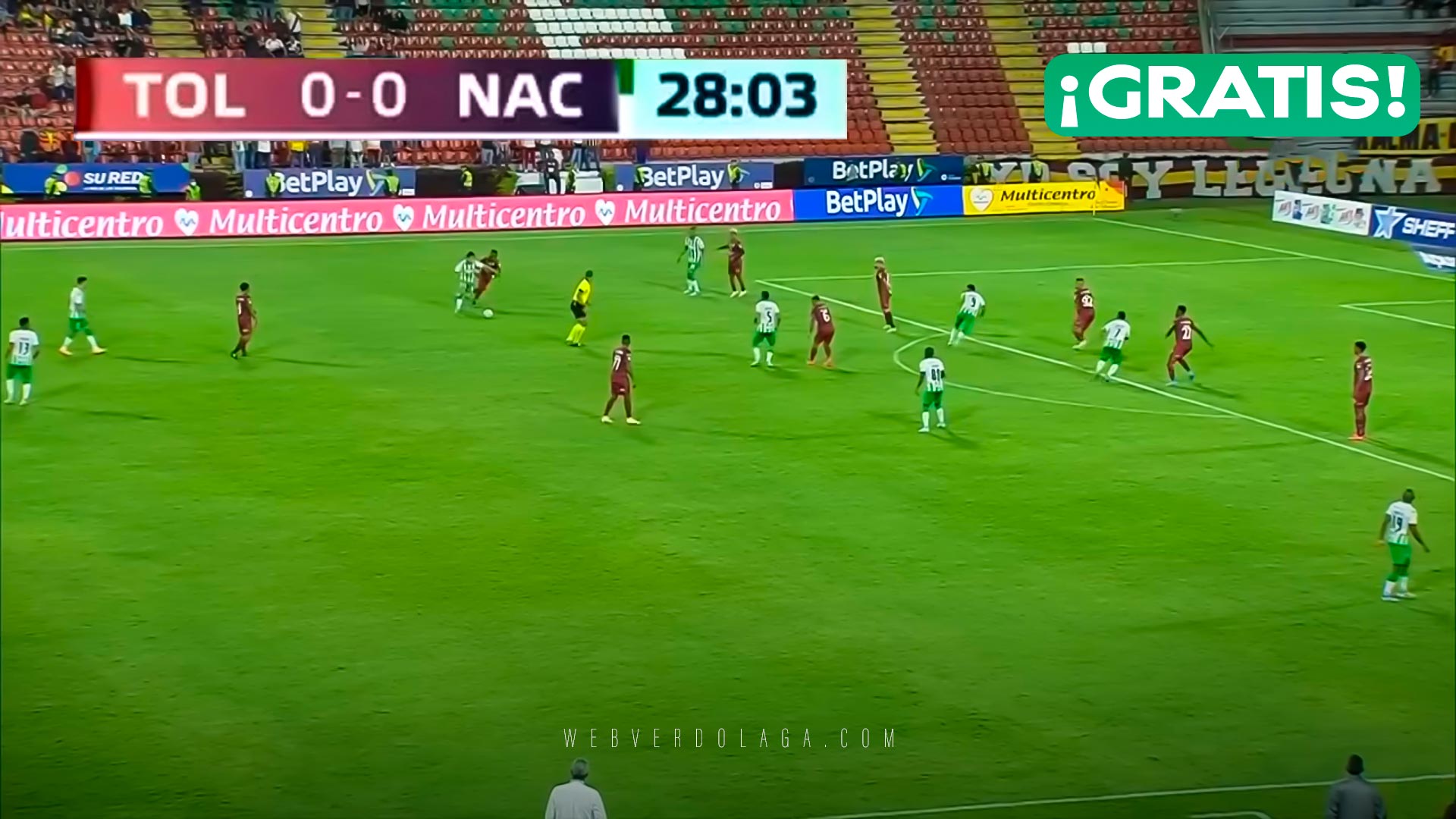 En Vivo Online Atl Nacional Vs Tolima Fecha 20 Liga Betplay 2023 I