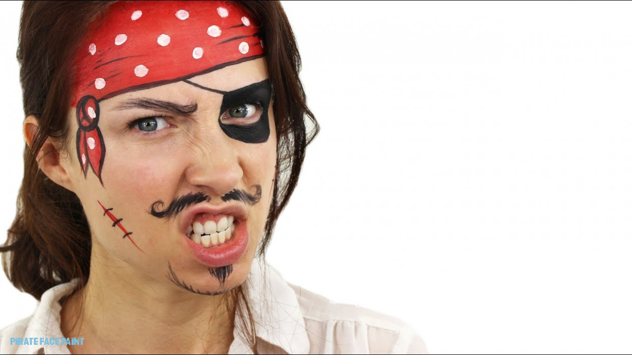 Pirate Face Paint Painters Legend