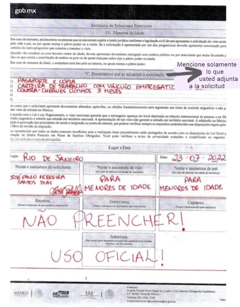 Visto Mexicano Agendamento Taxas Entrevista Nossa Experiência E