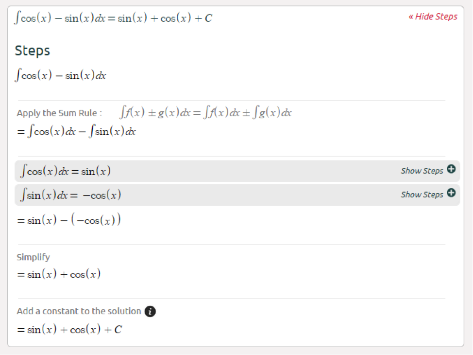 Symbolab Blog Advanced Math Solutions Integral Calculator Common