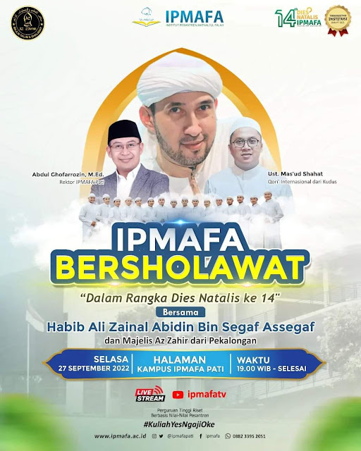 Ipmafa Held Shalawat Together With Majelis Az Zahir Pekalongan