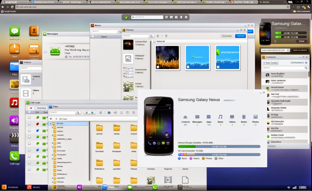 Airdroid 3 Moving And Sharing Your Files From Android And Pc Gets