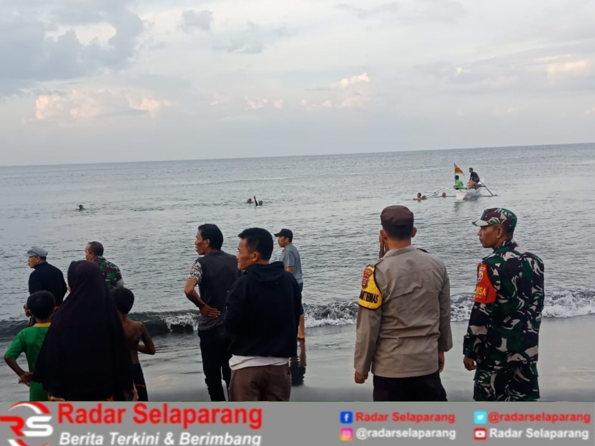 Satu Keluarga Asal Lenek Terseret Arus Di Pantai Tanjung Menangis