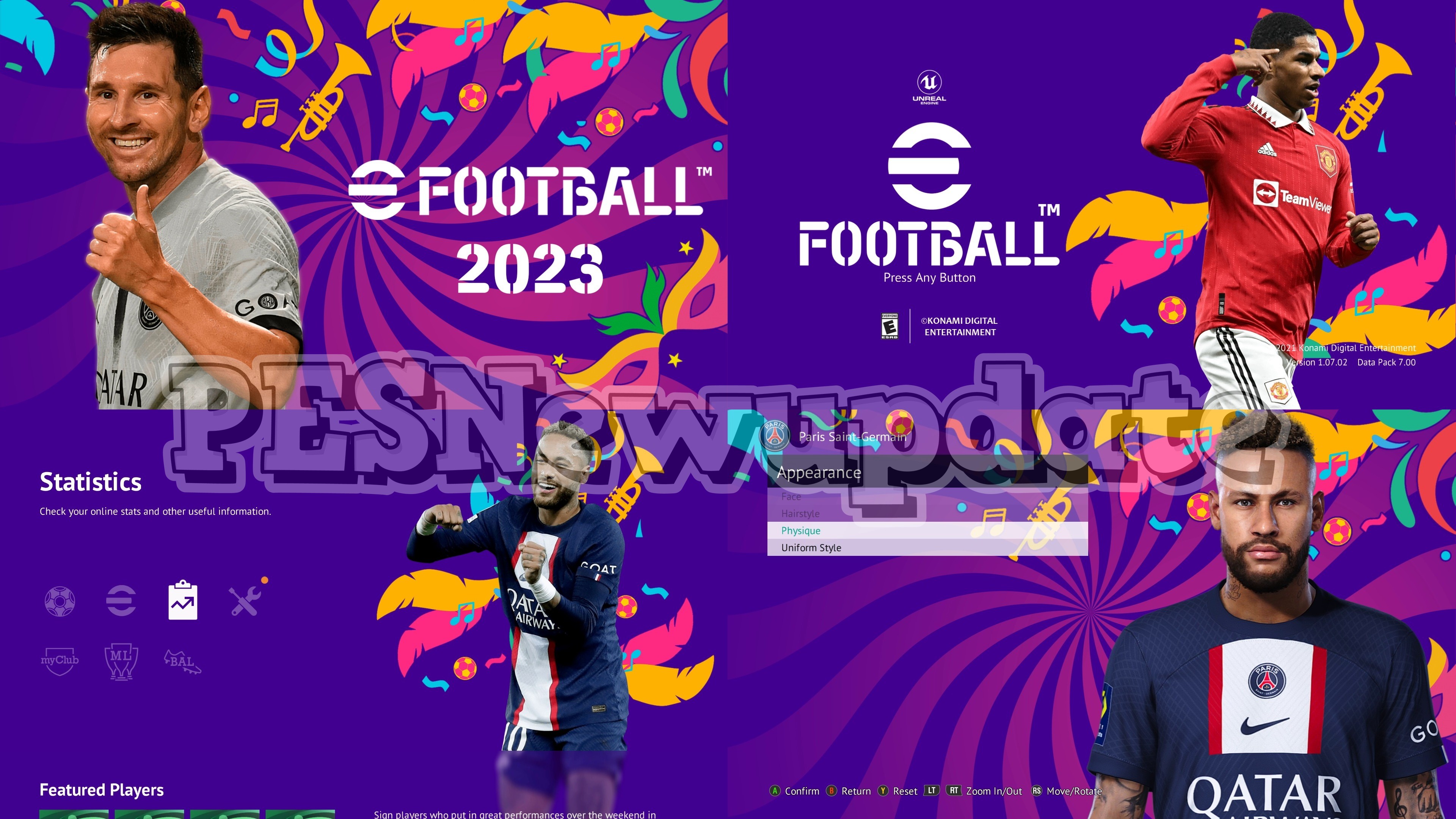 Pes 2021 Menu Efootball 2023 Carnival By Pesnewupdate