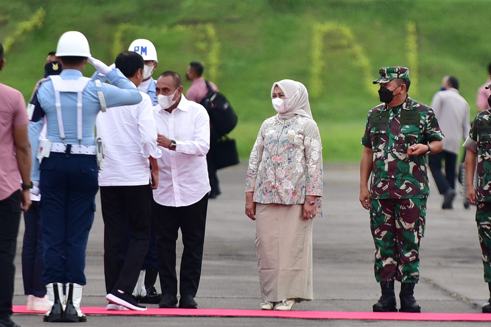 Akan Resmikan Terminal Amplas Presiden Joko Widodo Tiba Di Medan