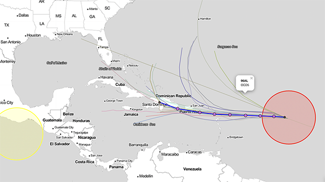 Se Forma La Depresión Tropical 7 En Al Este De Las Antillas Menores