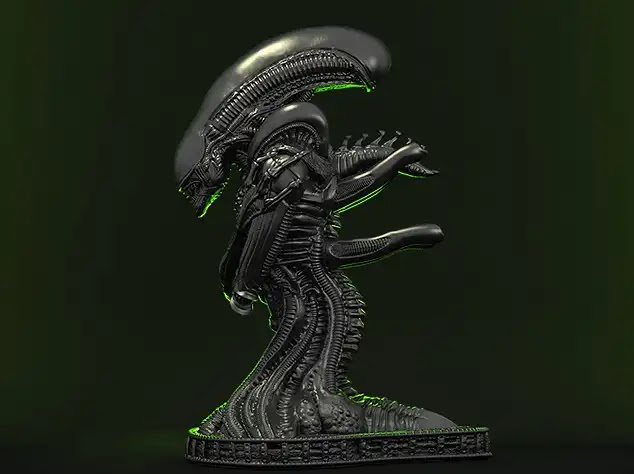 Alien Xenomorph Top Free Model Stl 3d Printing