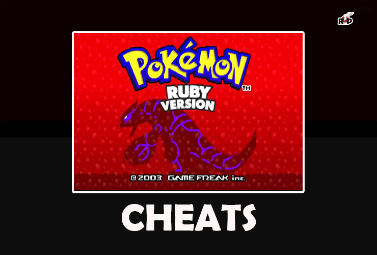 Pokémon Ruby Cheats Gameshark Codes