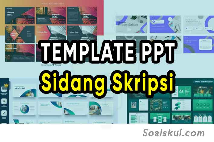 Download Kumpulan Template Ppt Sidang Skripsi Menarik Dan Aesthetic