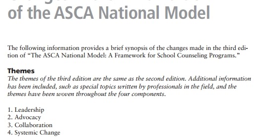 Florida School Counselor Association News Summary Of Updates To The