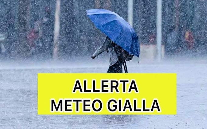 Allerta Meteo Gialla A Partire Dalla Mezzanotte Di Oggi Fino Alla