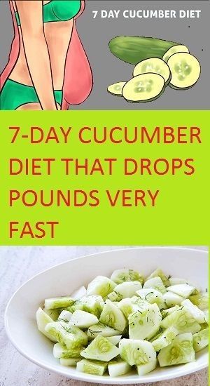 7 Day Cucumber Diet That Drops Pounds Very Fast Remedies Well