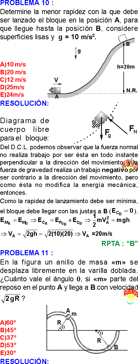 ConservaciÓn De La EnergÍa Ejercicios Resueltos Pdf