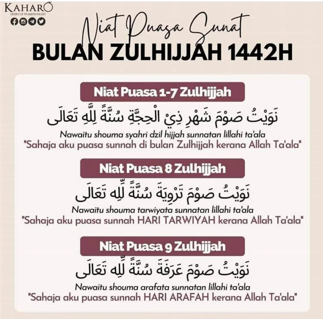 Awal Zulhijjah 2022 Blog Sihatimerahjambu