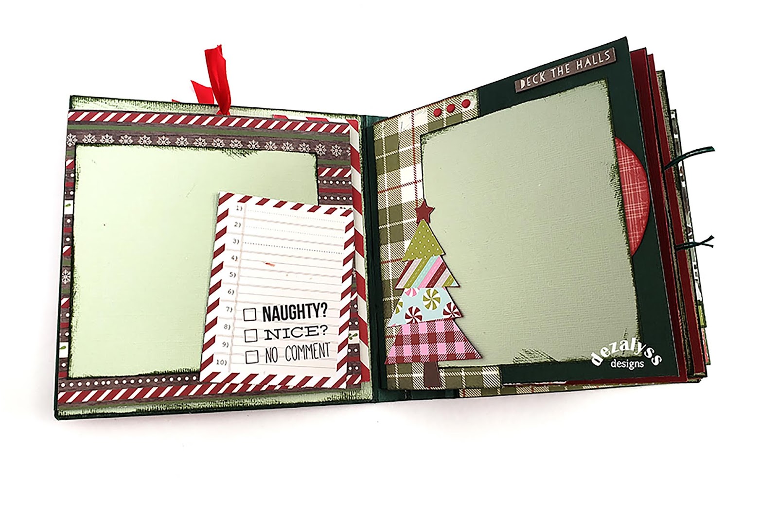 Dezalyssdesigns Simple Stories Christmas Mini Scrapbook Album