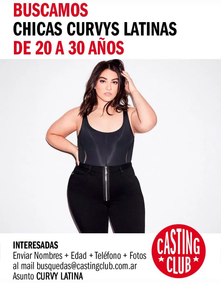 Casting En Buenos Aires Se Buscan Chicas Curvys Latinas De 20 A 30 Años