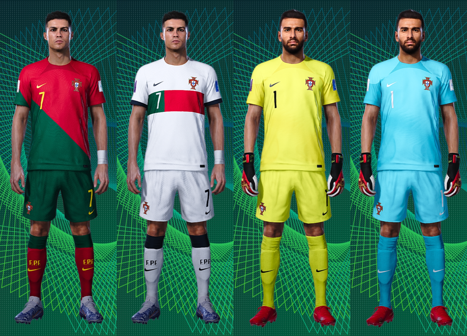 Pes 2021 Ultra High Resolution Portugal 2022 World Cup Kitpack