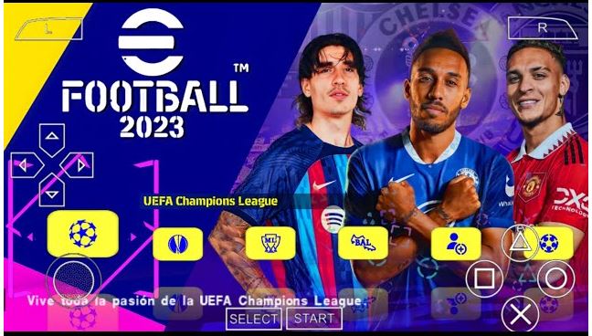 Efootball Pes 2023 European Ppsspp New Update Faces 2k Realistis And