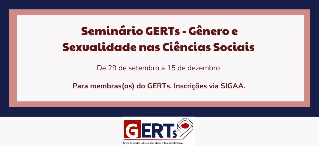 DiÁlogos AntropolÓgicos Seminário Gerts Gênero E Sexualidade Nas