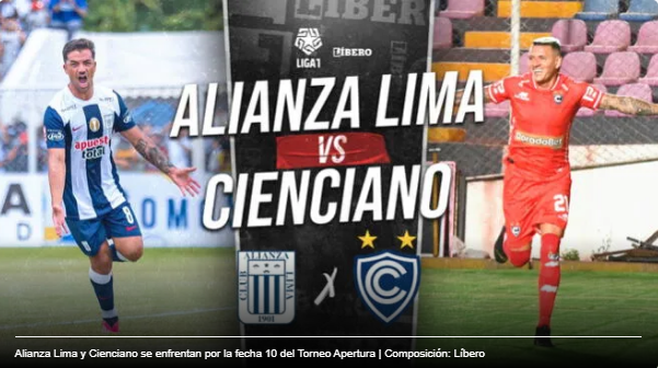 Alianza Lima Vs Cienciano En Vivo