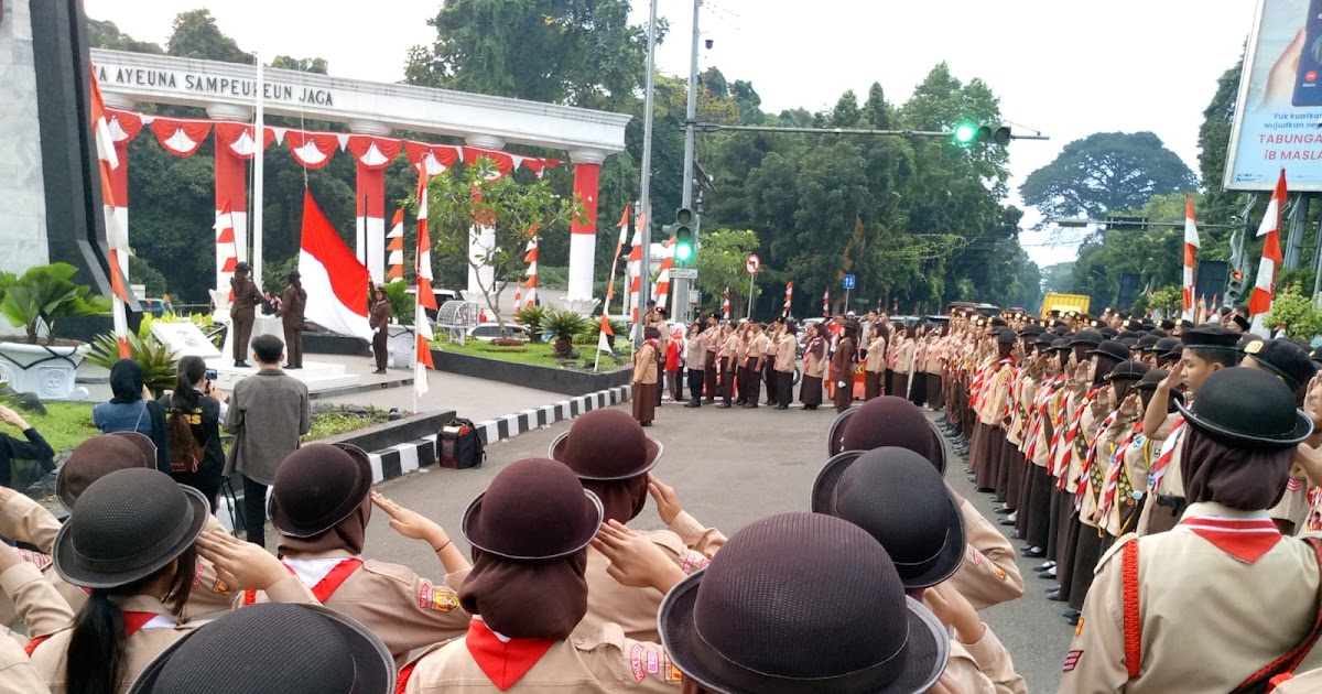 Kwarcab Pramuka Kota Bogor Jadi Petugas Dan Peserta Penurunan Bendera