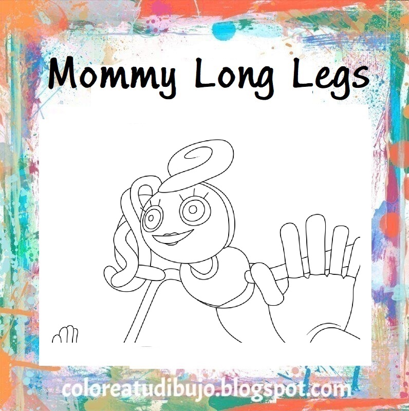 Dibujo De Mommy Long Legs Para Colorear Colorea Tus Dibujos