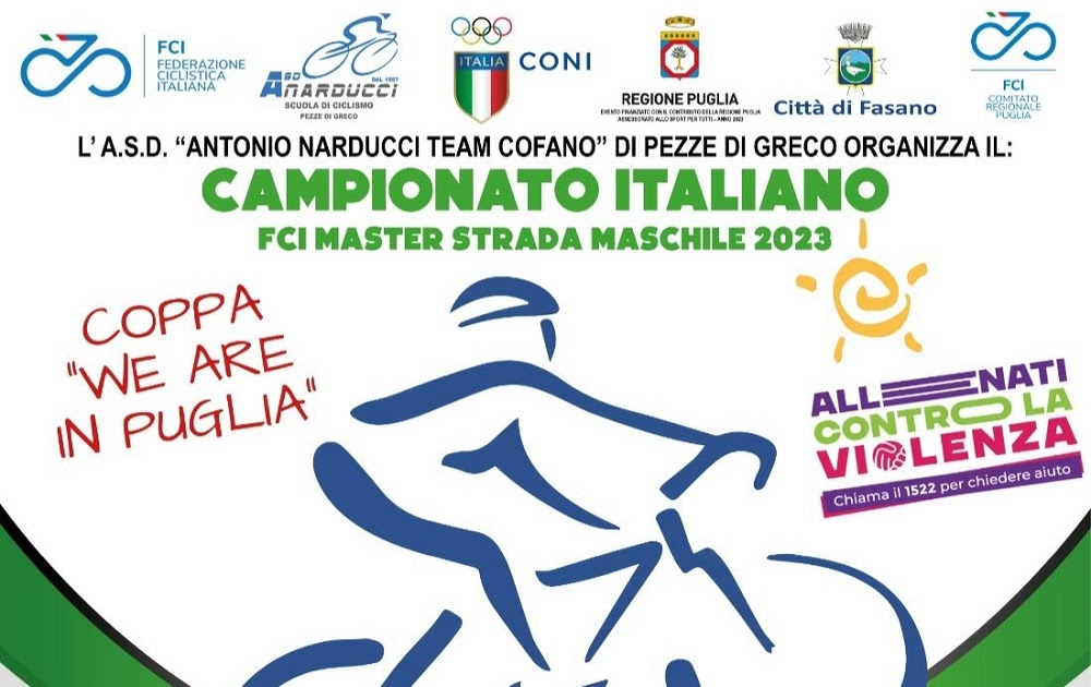 Fasano Tutto Pronto Per I Campionati Italiani Fci Master Maschile