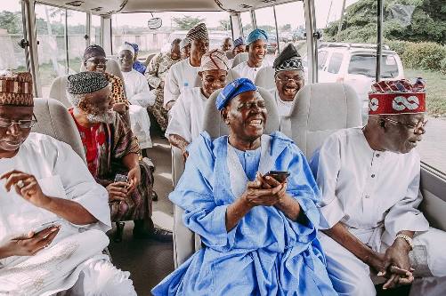 Photo Of The Day Apc Chieftains Bola Tinubu Bisi Akande And State