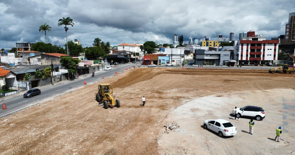 Etapa De Terraplanagem é Realizada Na área Ampliada Do Parque Do Povo