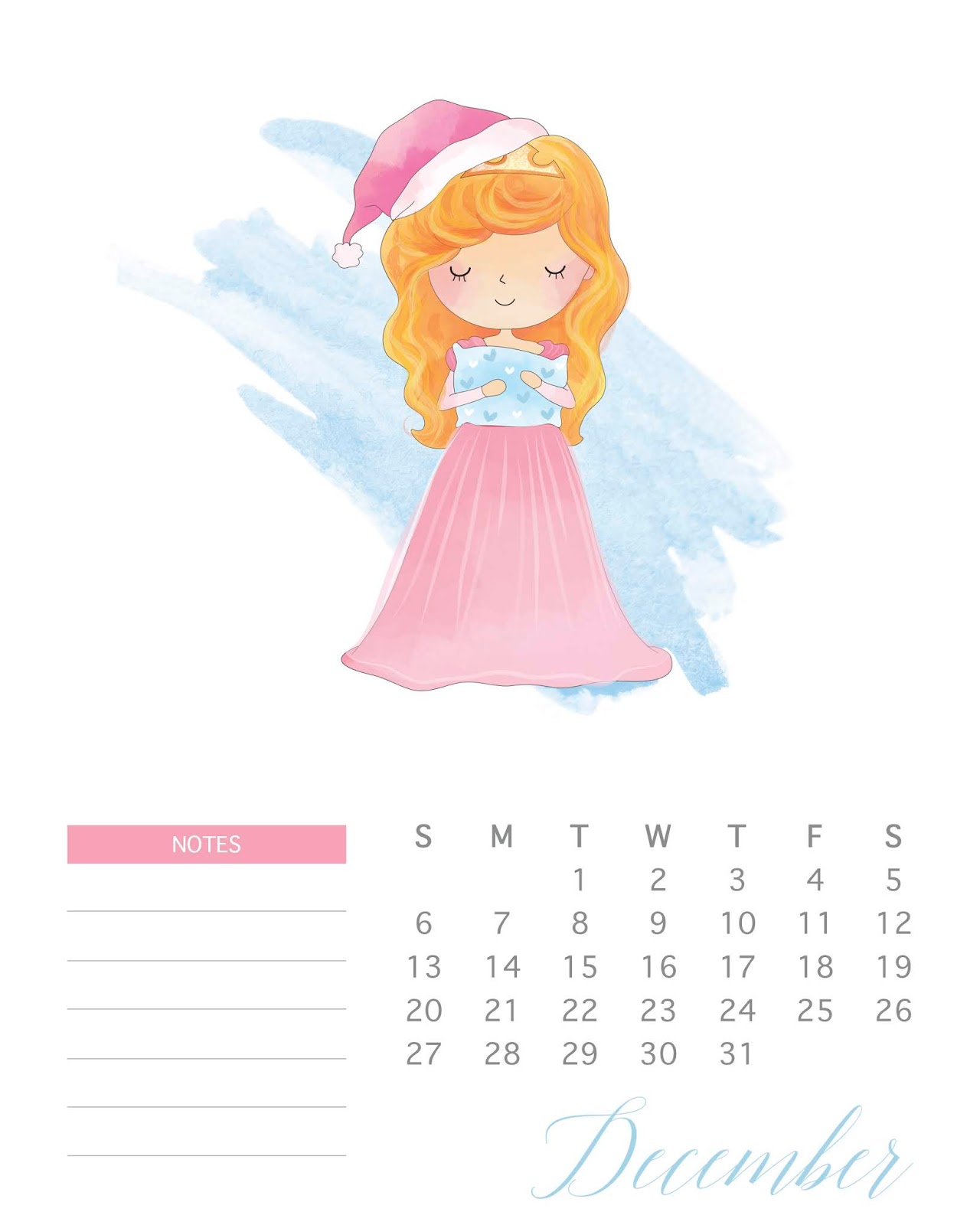 Princesas Disney Calendario 2020 Para Imprimir Gratis Ideas Y