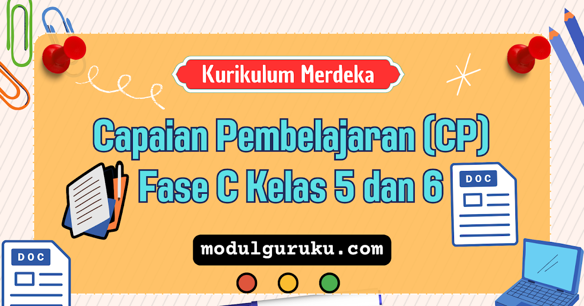 Capaian Pembelajaran Cp Fase C Kelas 5 Dan 6 Sdmi Kurikulum Merdeka